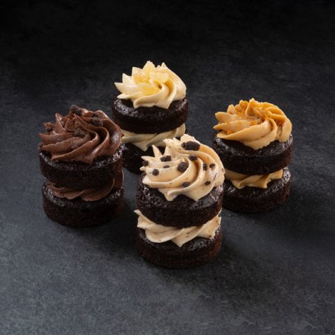Mini Chocolate Cake Selection | Vegan Canapés