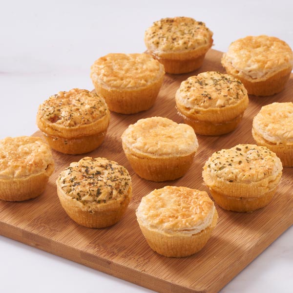 Premium Mini Pie Selection | 48 Pieces | Savoury Canapés
