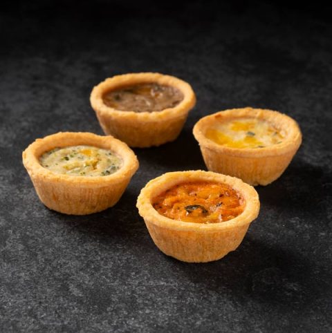 Mini Quiche Selection | 48 Pieces | Premium Savoury canapés